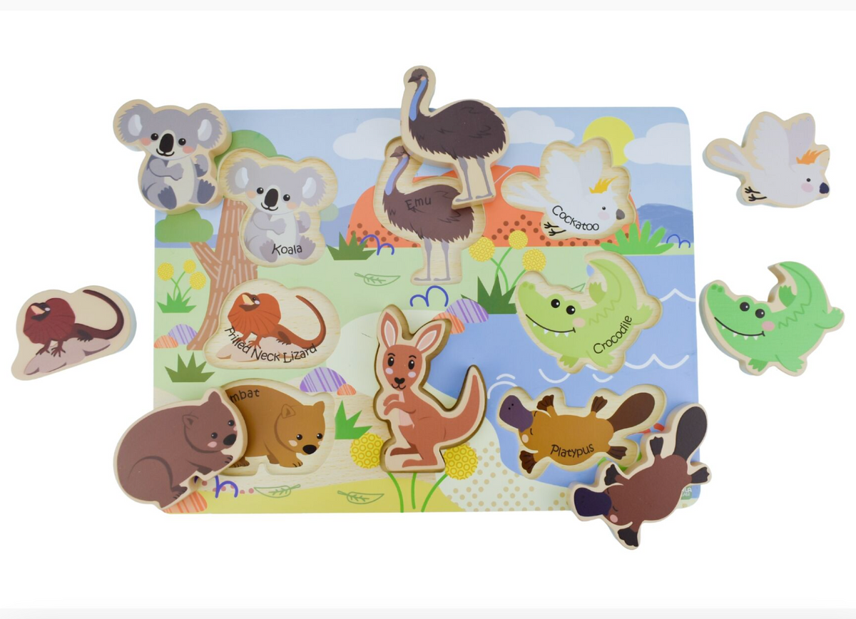 Chunky Puzzle - Bush Buddies Australian Animals – Embellishgifts