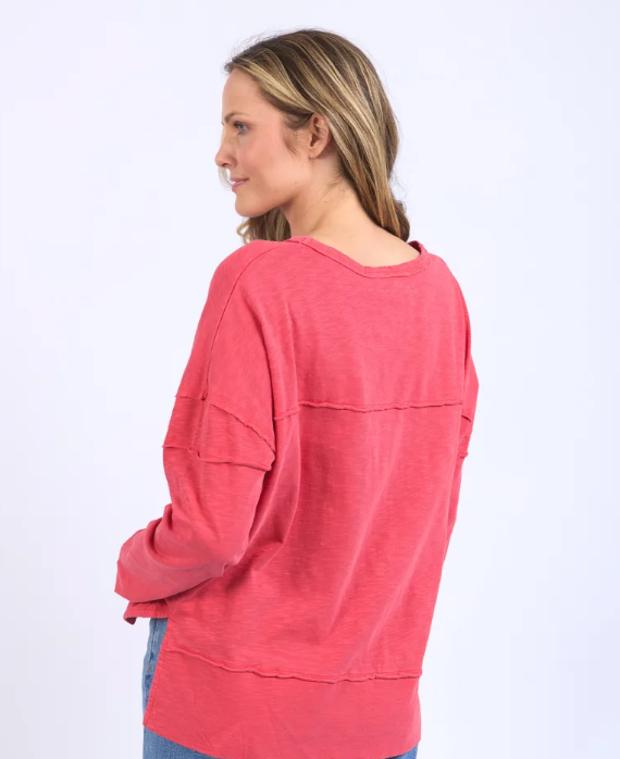 Foxwood Jayne Throw on Top - Cayenne Red – Embellishgifts